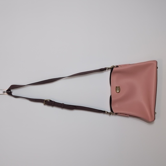 Coach | Bags | Coach Willow Bucket Bag Purse Pink Colorblock Leather ...